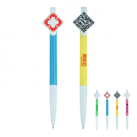 QR code BALLPOINT PEN Retractable Advertising pen (Customized logo)
