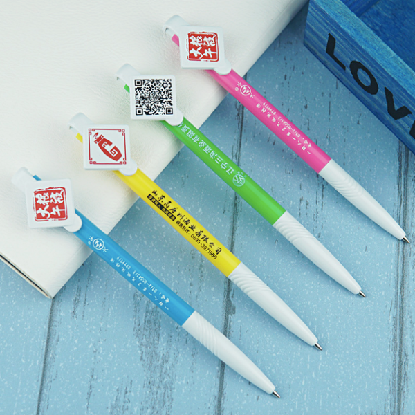 QR code BALLPOINT PEN Retractable Advertising pen (Customized logo)